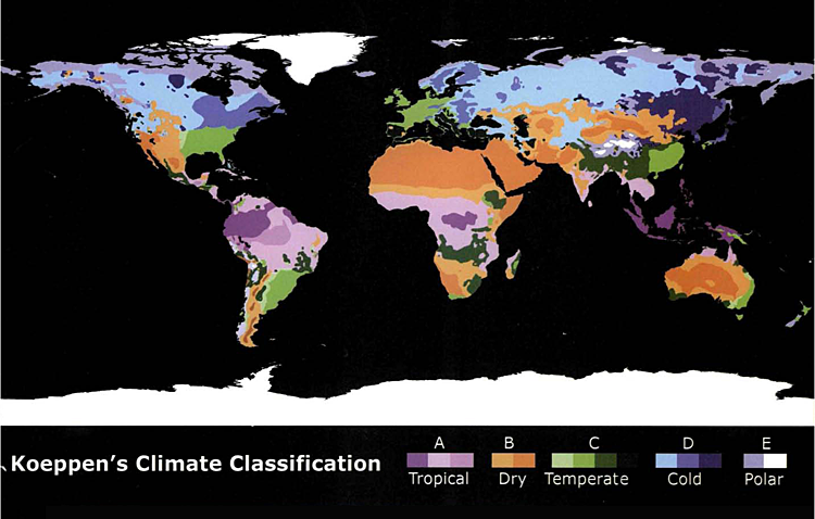Climate Maps - PowerKnowledge Earth & Space Science